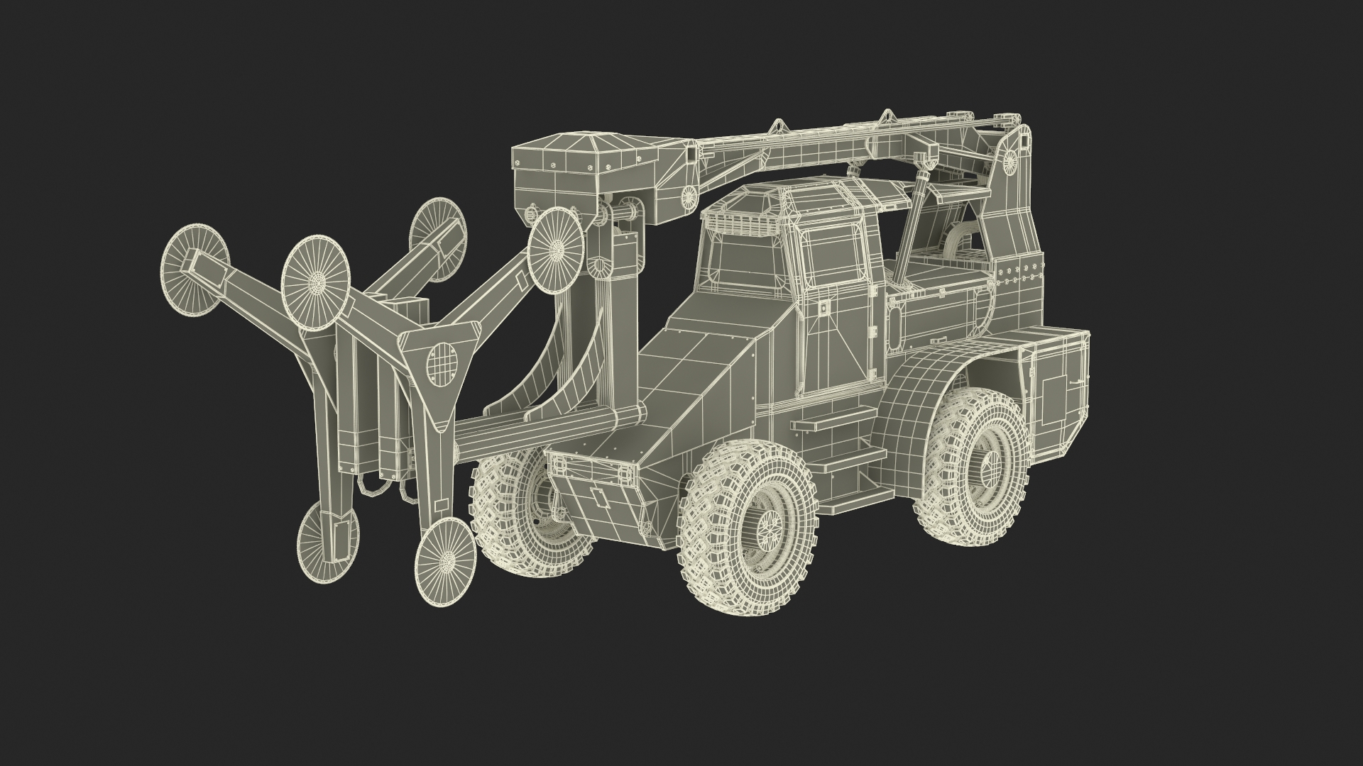 3D Tree Cutter Machine Model - TurboSquid 2387447