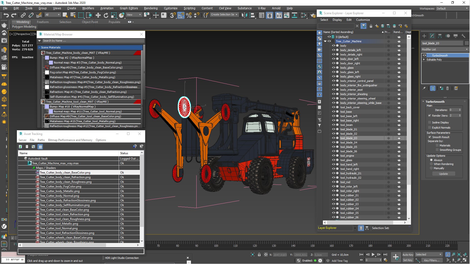 3D Tree Cutter Machine Model - TurboSquid 2387447