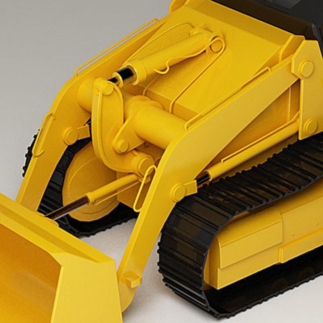 3d Loader Track Model