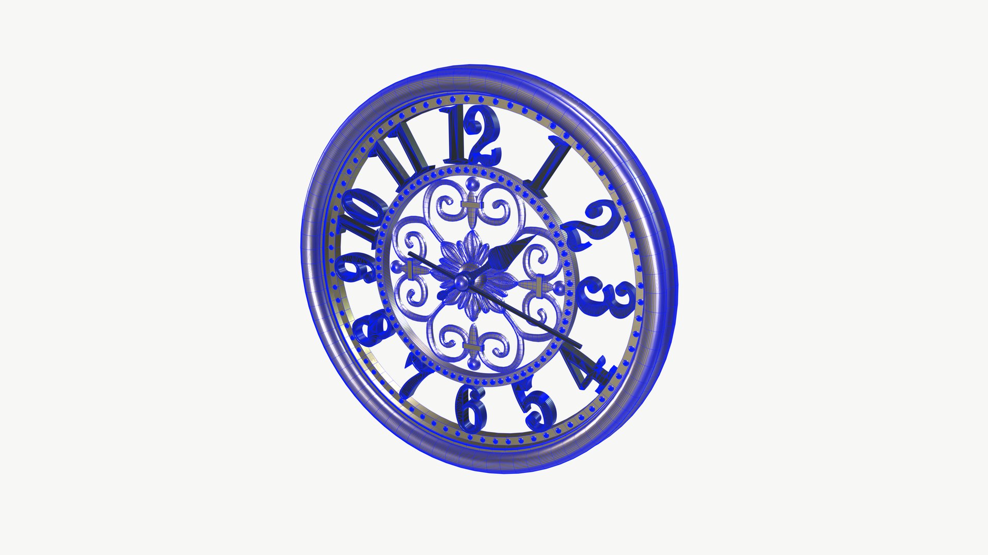 Wall Clock 3D Model - TurboSquid 2350606