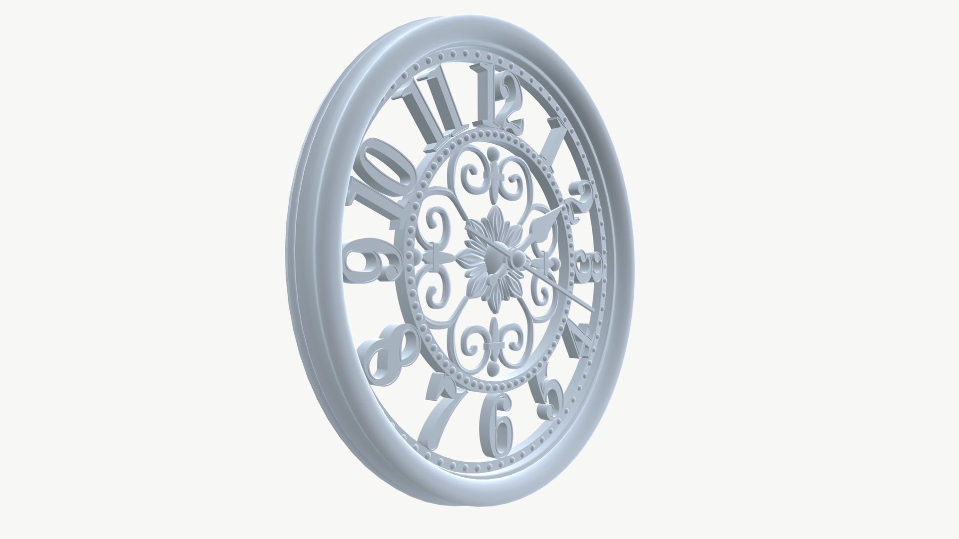 Wall Clock 3D Model - TurboSquid 2350606