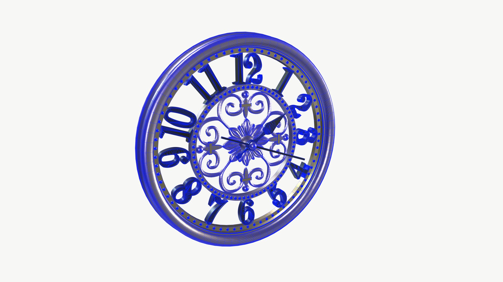 Wall Clock 3D Model - TurboSquid 2350606
