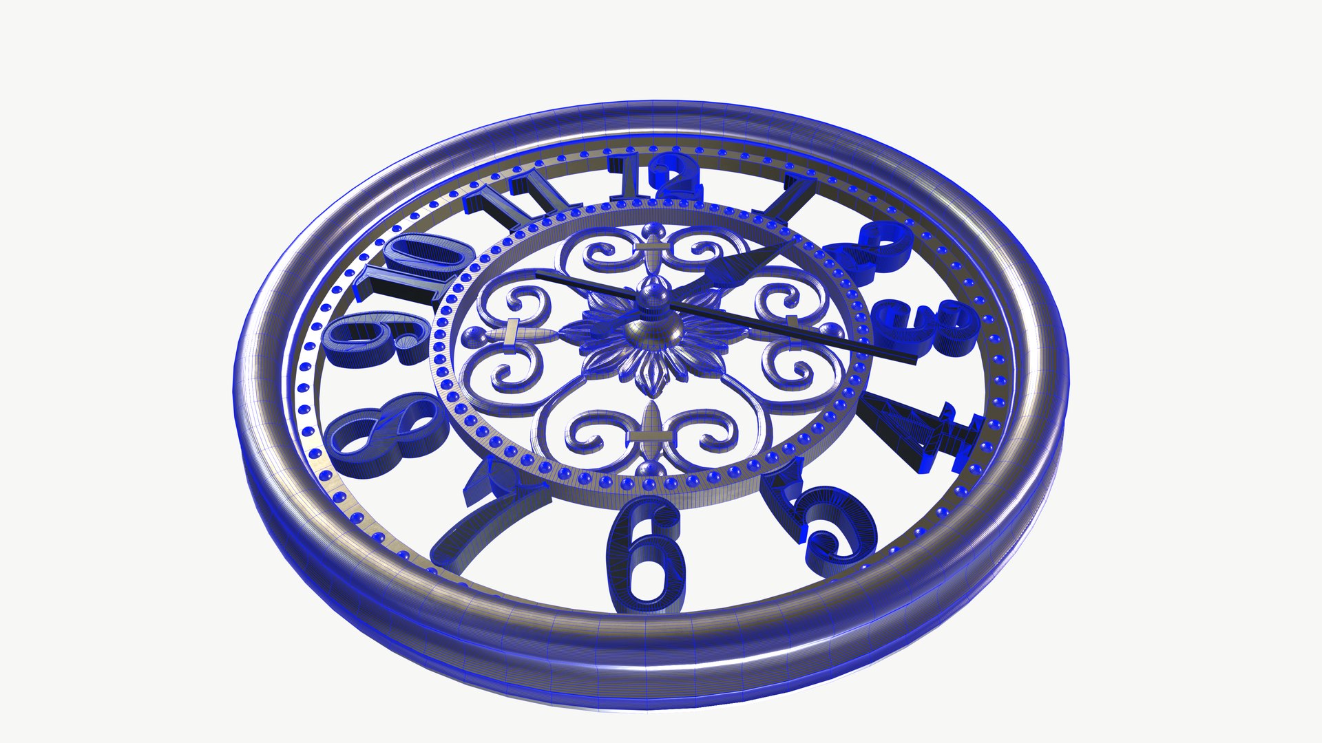 Wall Clock 3D Model - TurboSquid 2350606