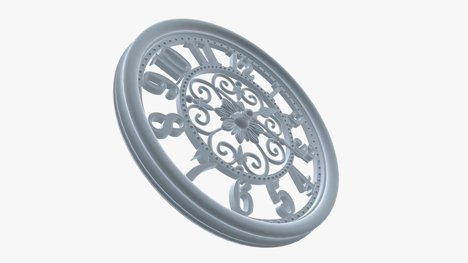 Wall Clock 3D Model - TurboSquid 2350606