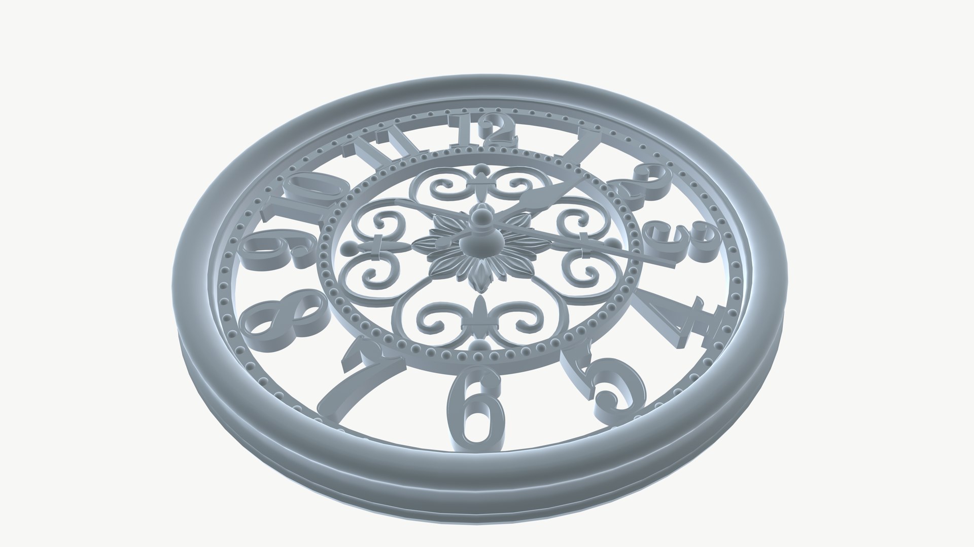 Wall Clock 3D Model - TurboSquid 2350606