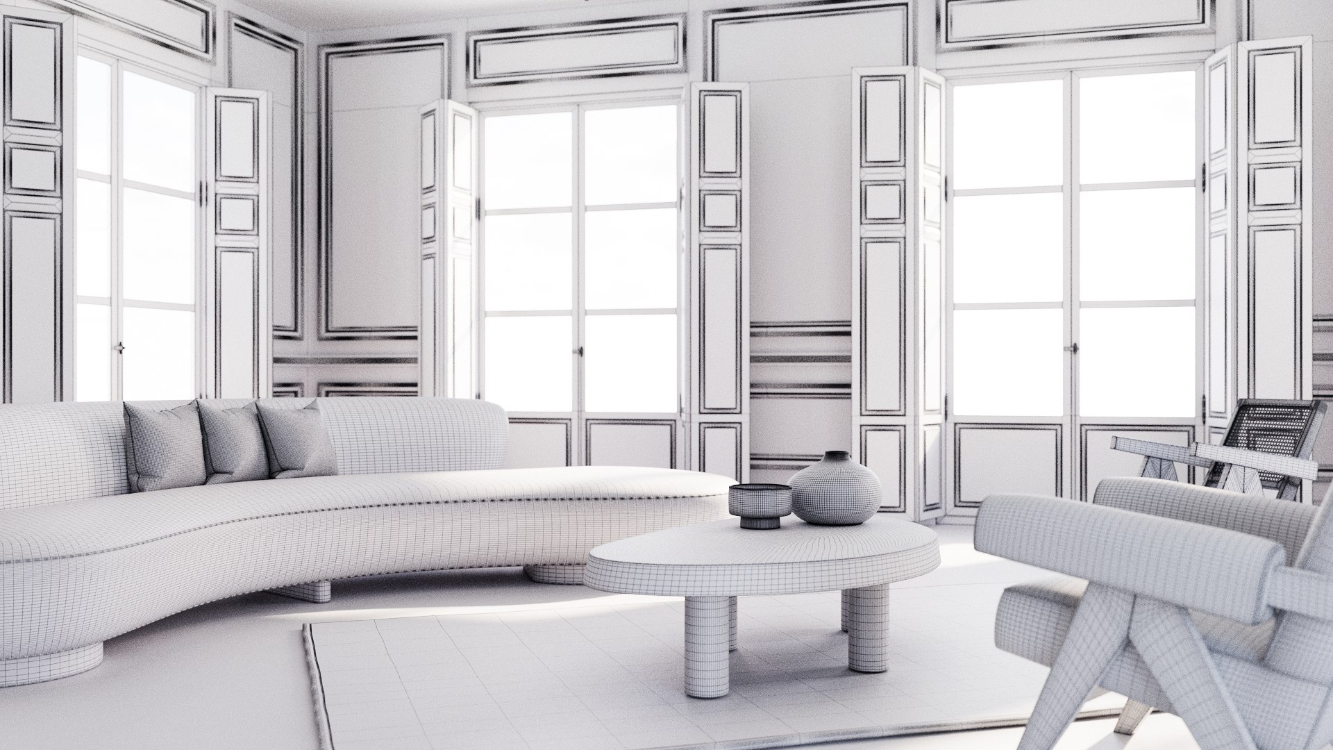 Modern Interior 3D Model - TurboSquid 2323255