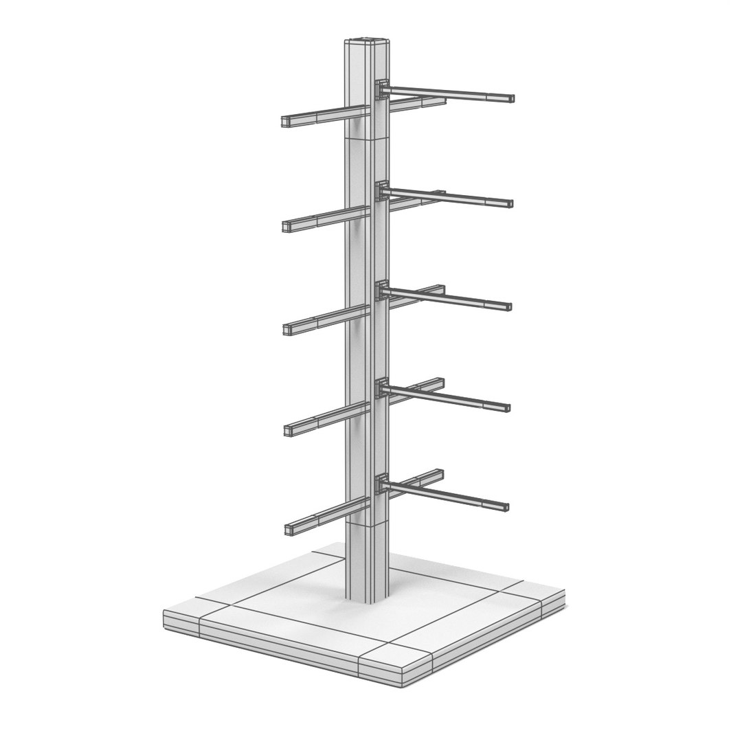 Glasses Rack 3d Model
