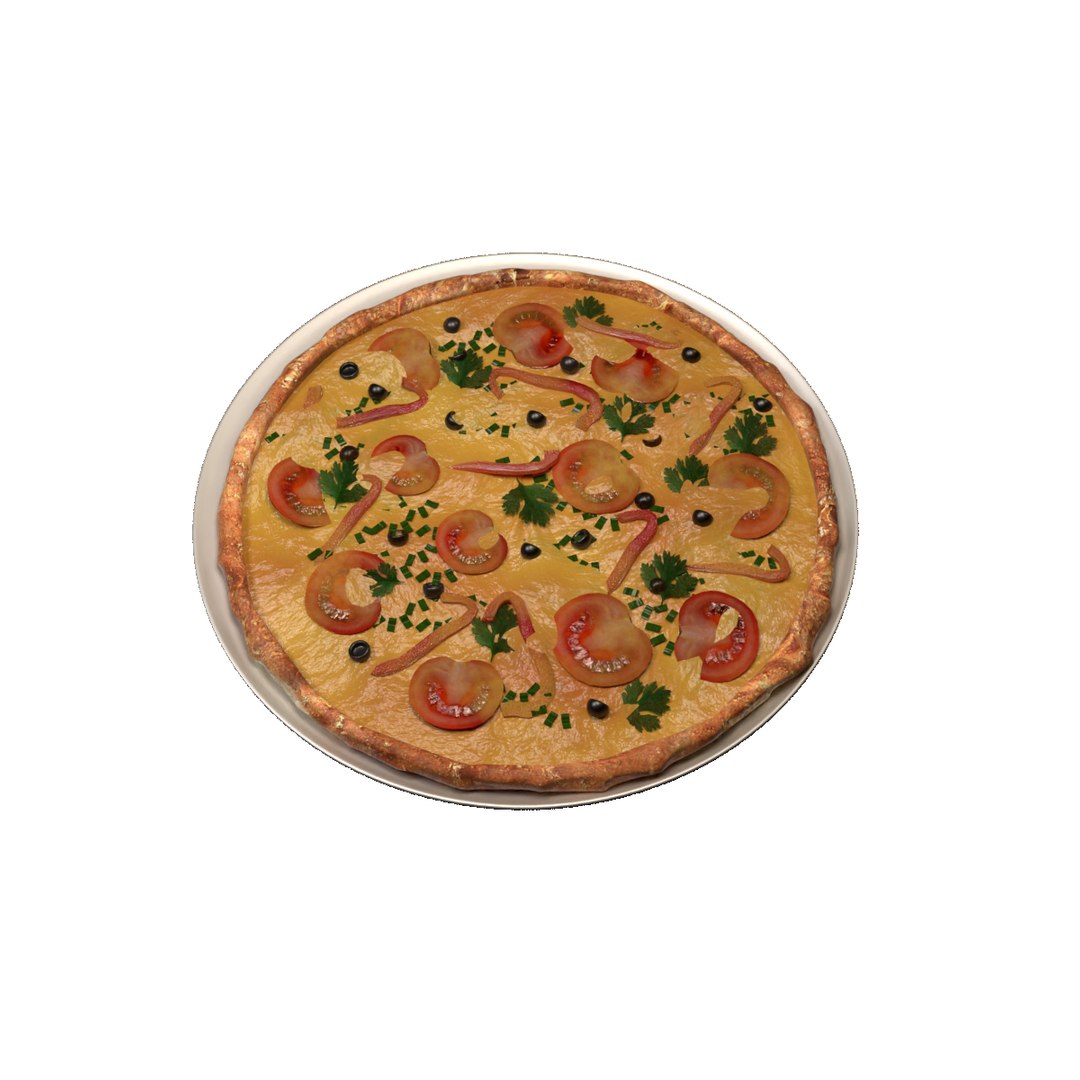 3D Pizza Model - TurboSquid 2025787