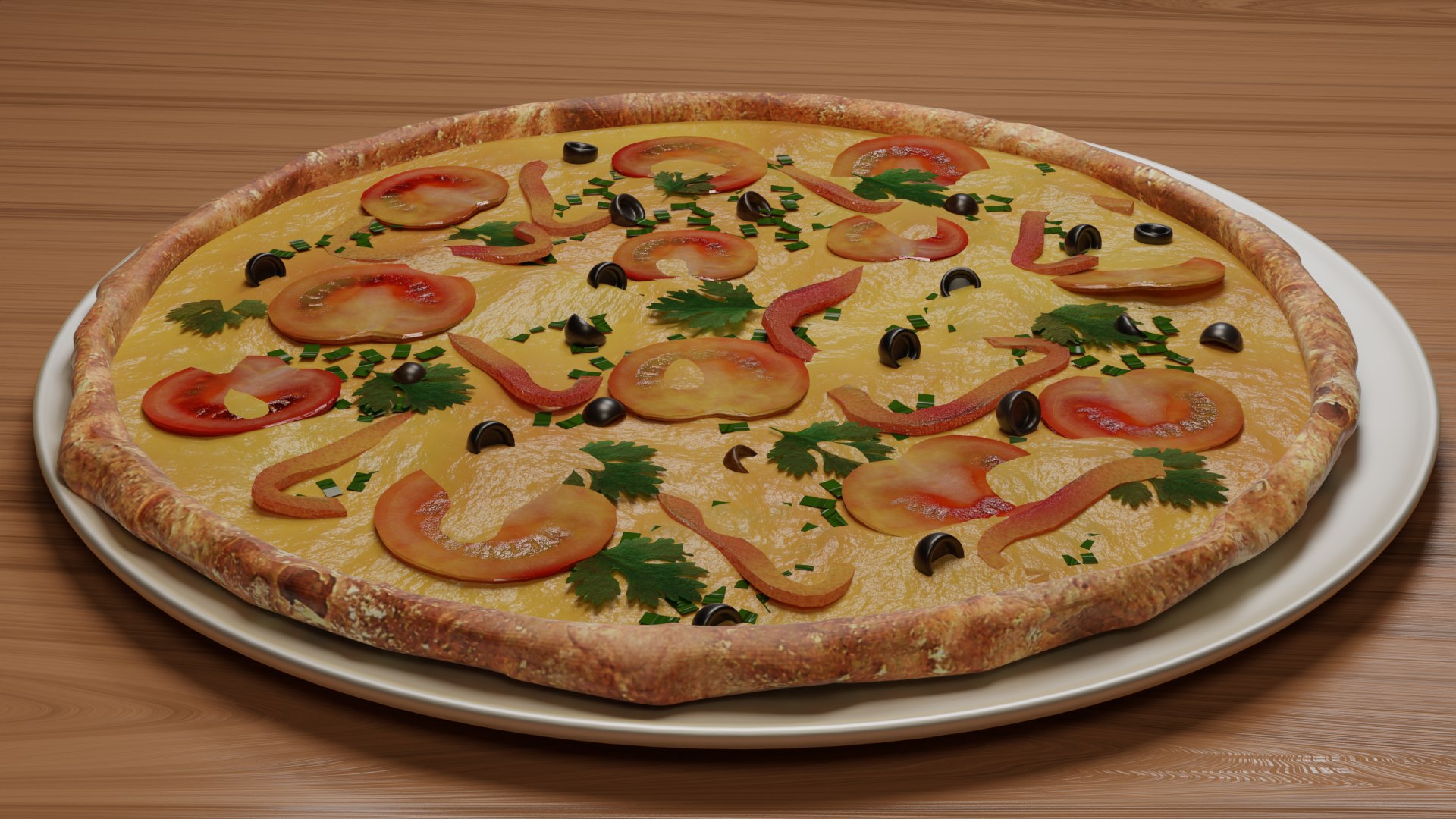 3D Pizza Model - TurboSquid 2025787
