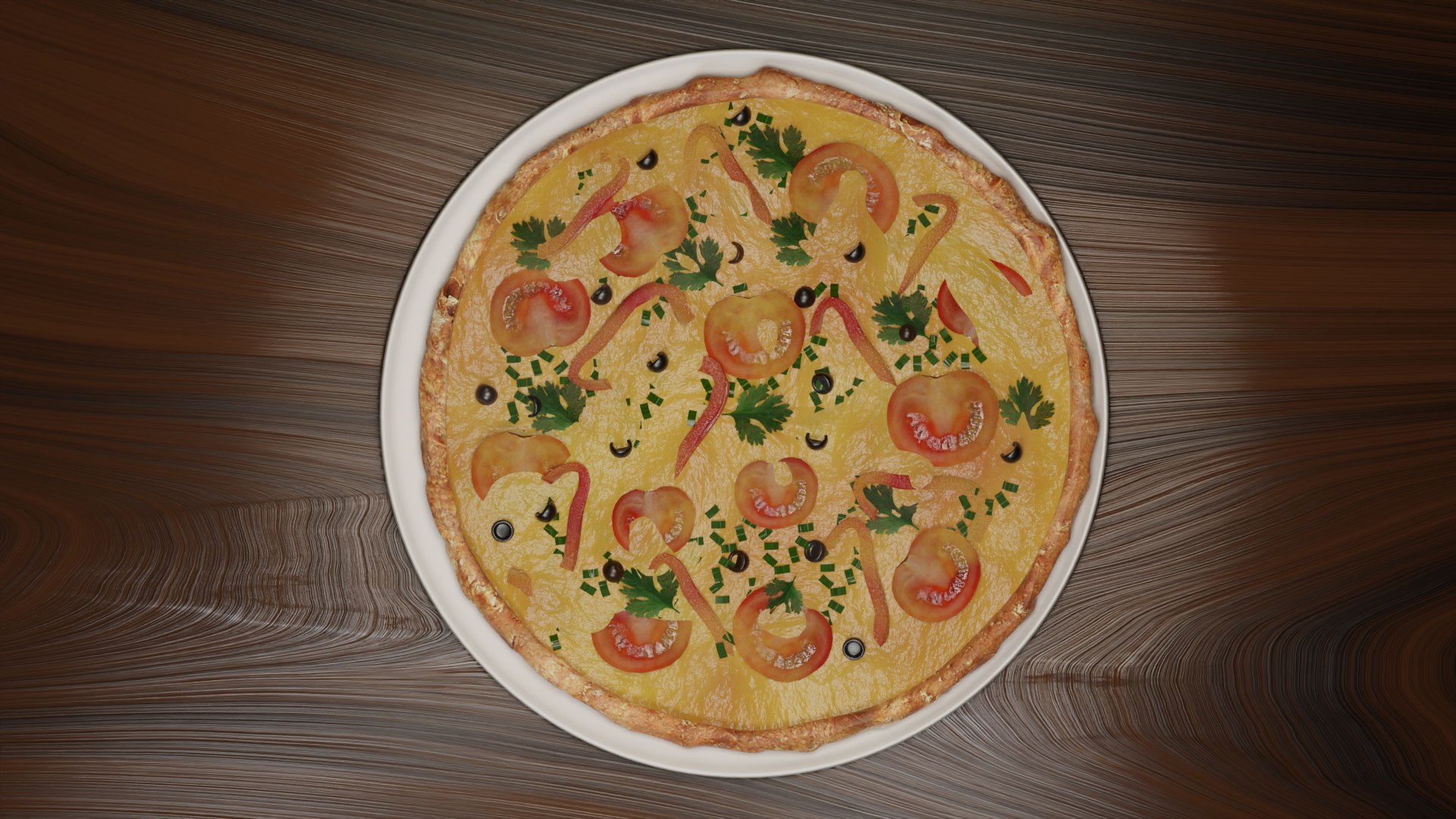 3D Pizza Model - TurboSquid 2025787
