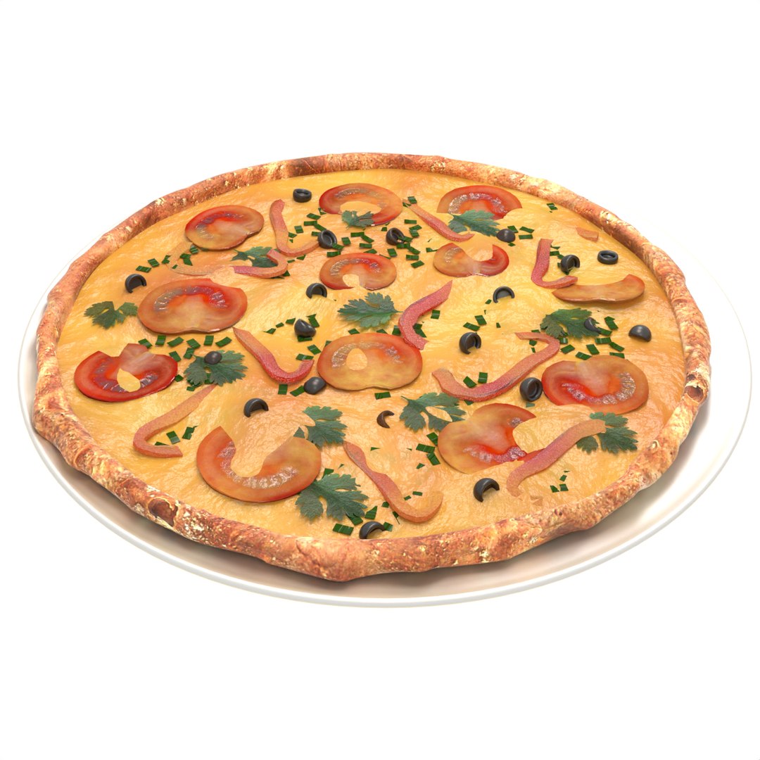3D Pizza Model - TurboSquid 2025787