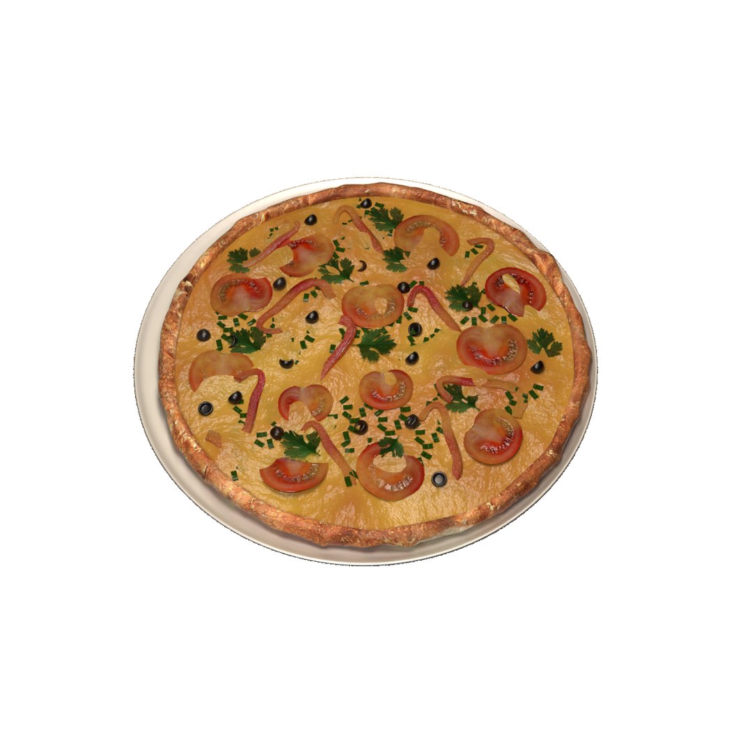 3D Pizza Model - TurboSquid 2025787