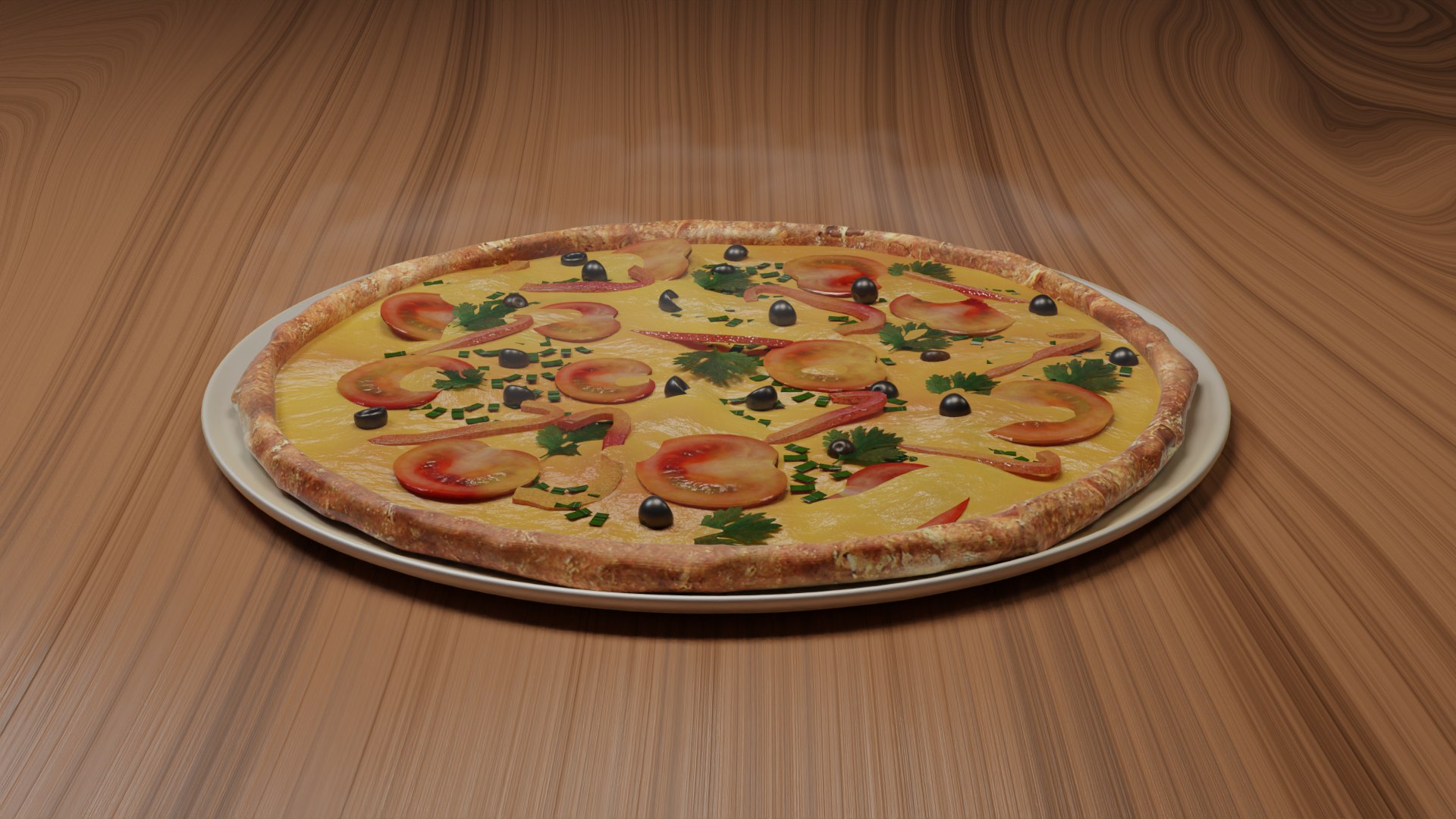 3D Pizza Model - TurboSquid 2025787