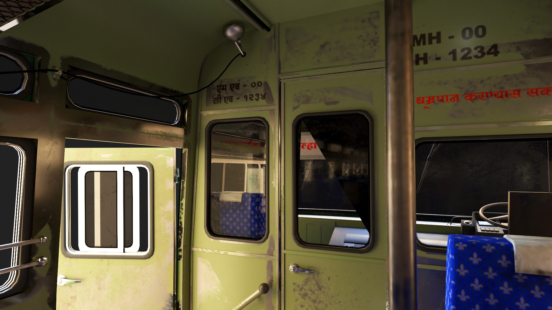 3D Model Indian ST Bus V1 Red Black Used - TurboSquid 2286408