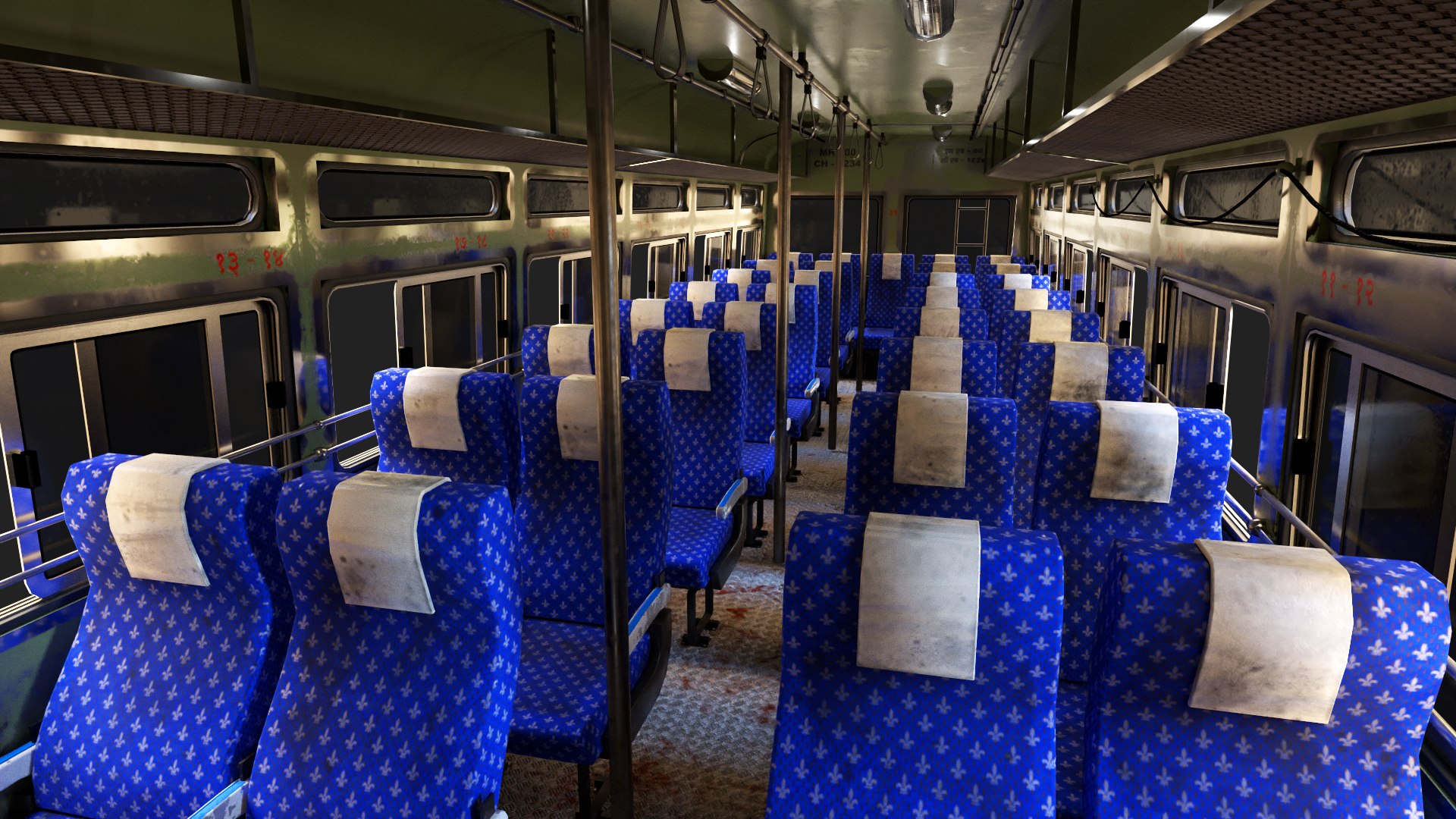 3D Model Indian ST Bus V1 Red Black Used - TurboSquid 2286408