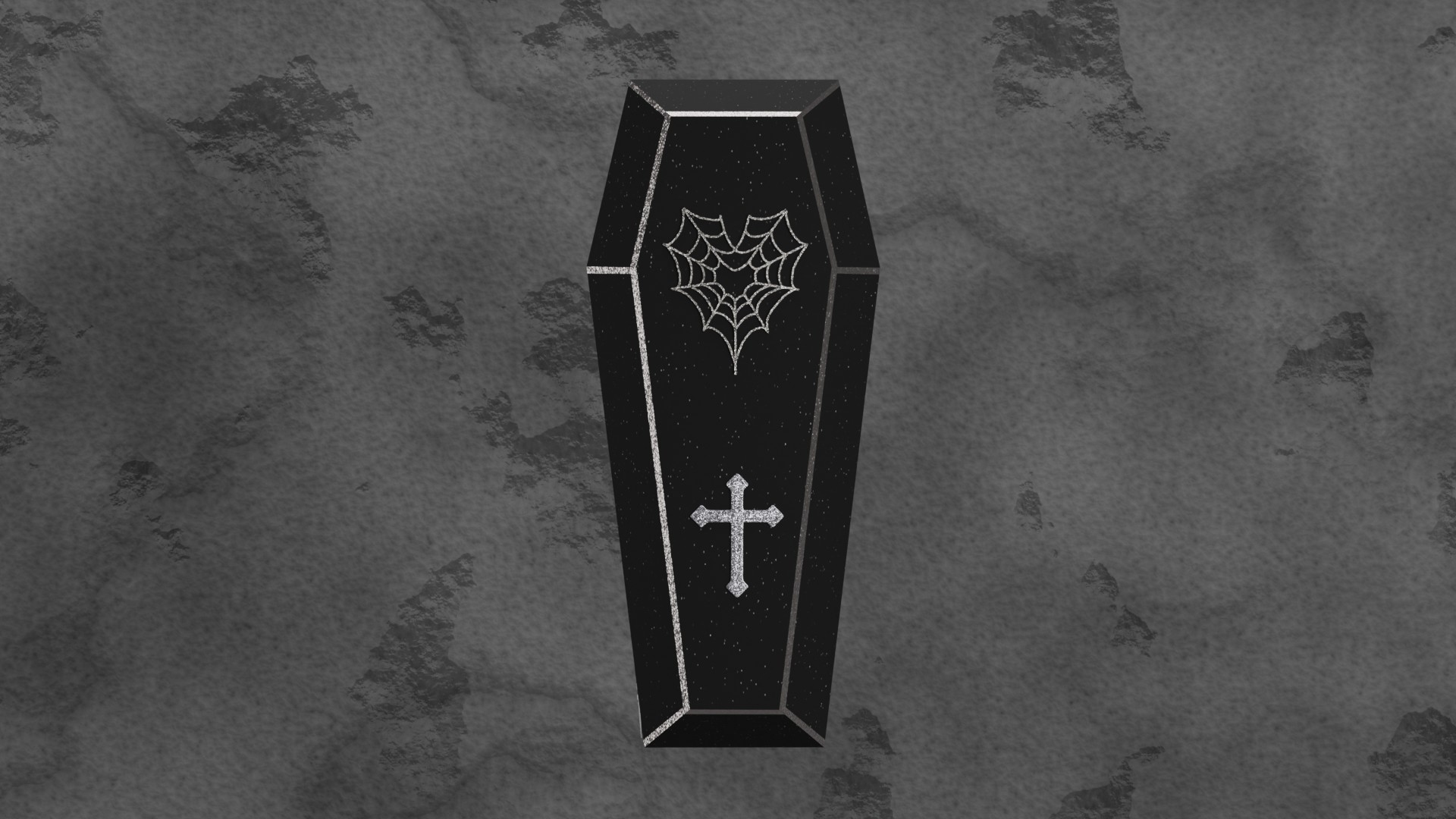 3D Stylish Vampire Coffin model - TurboSquid 1968015