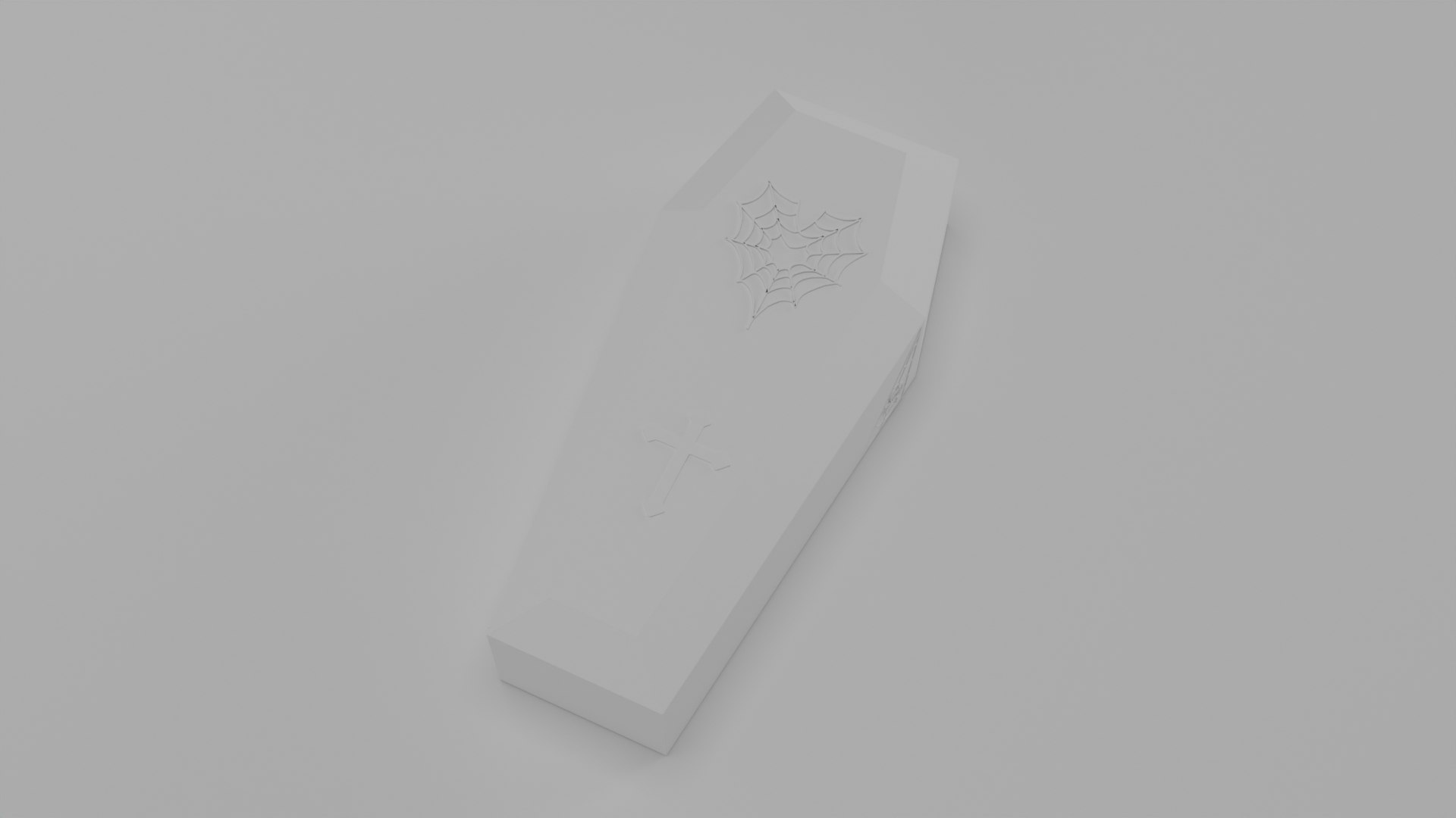 3D Stylish Vampire Coffin Model - TurboSquid 1968015