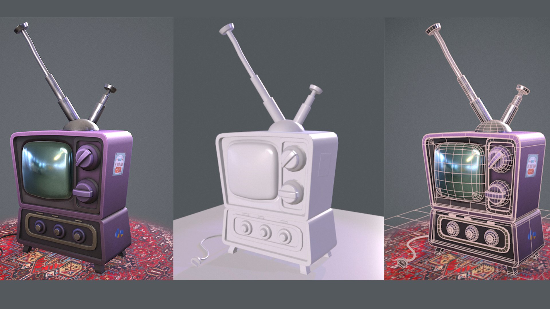 Stylized TV 3D Model - TurboSquid 2044375