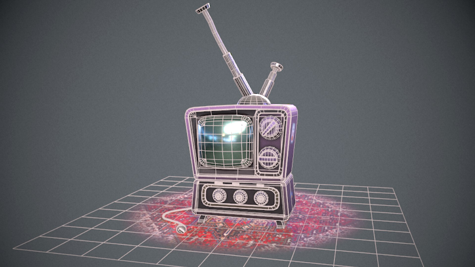 Stylized TV 3D Model - TurboSquid 2044375