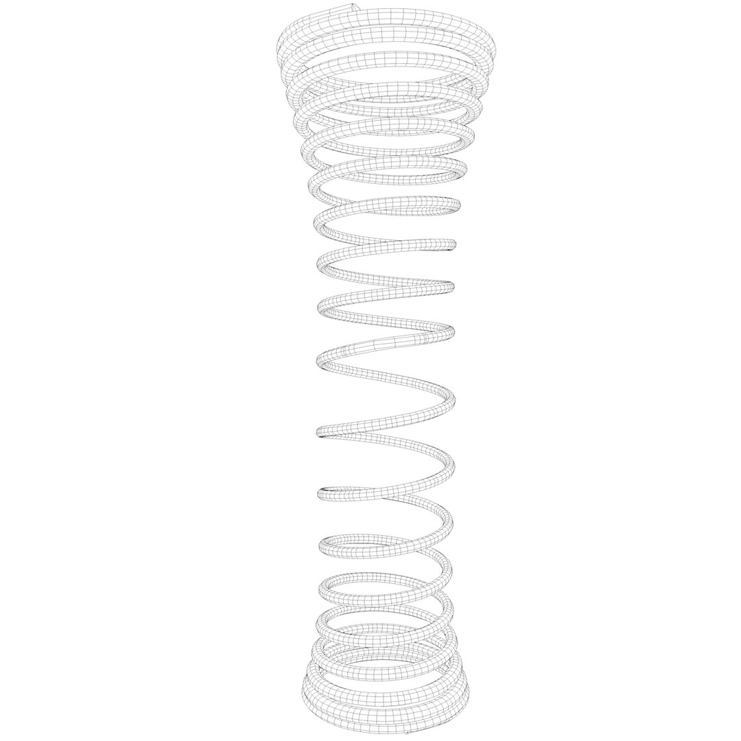 Metal Spiral Spring 3D Model - TurboSquid 1410312