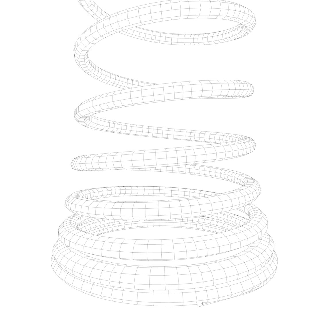 Metal Spiral Spring 3D Model - TurboSquid 1410312