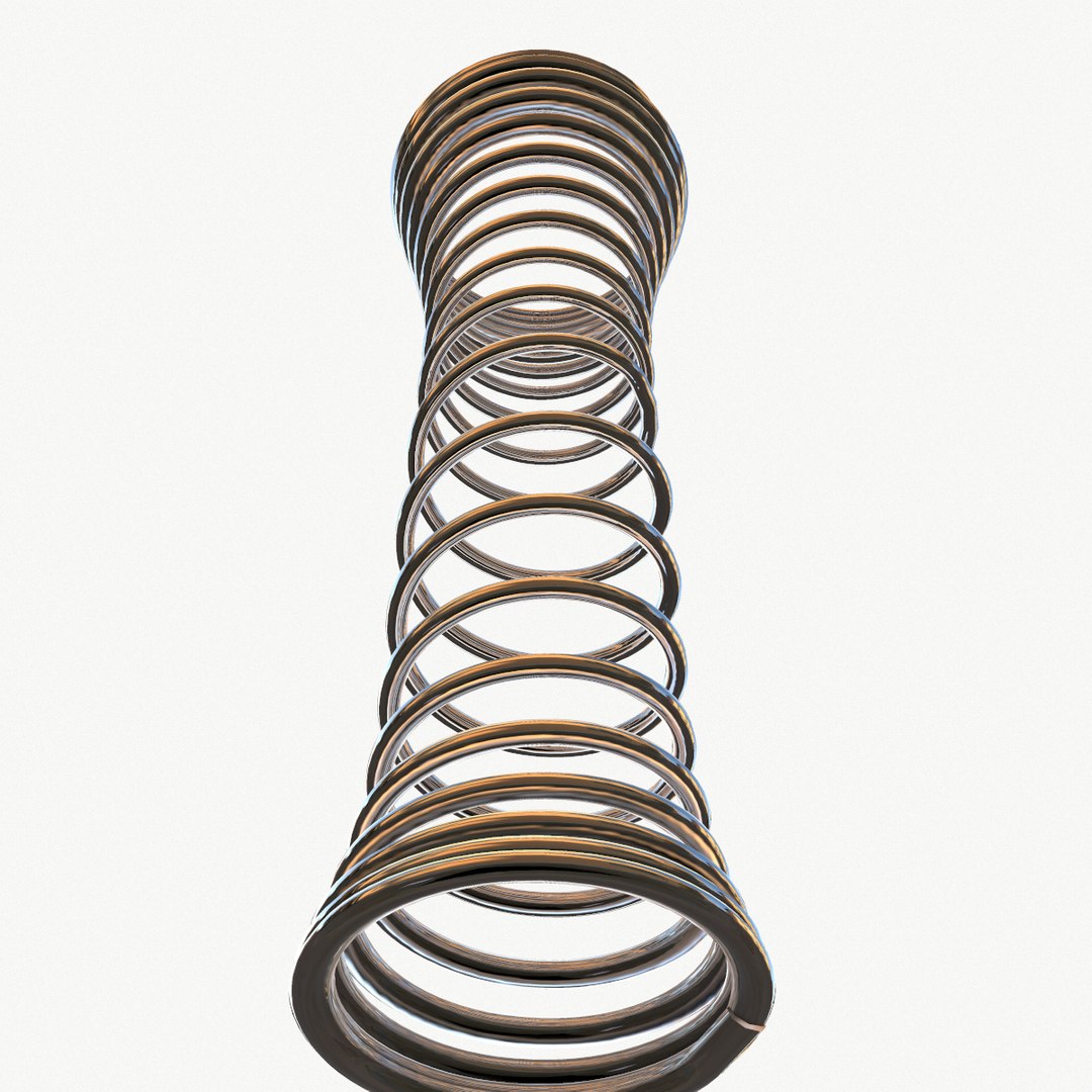 Metal Spiral Spring 3D Model - TurboSquid 1410312