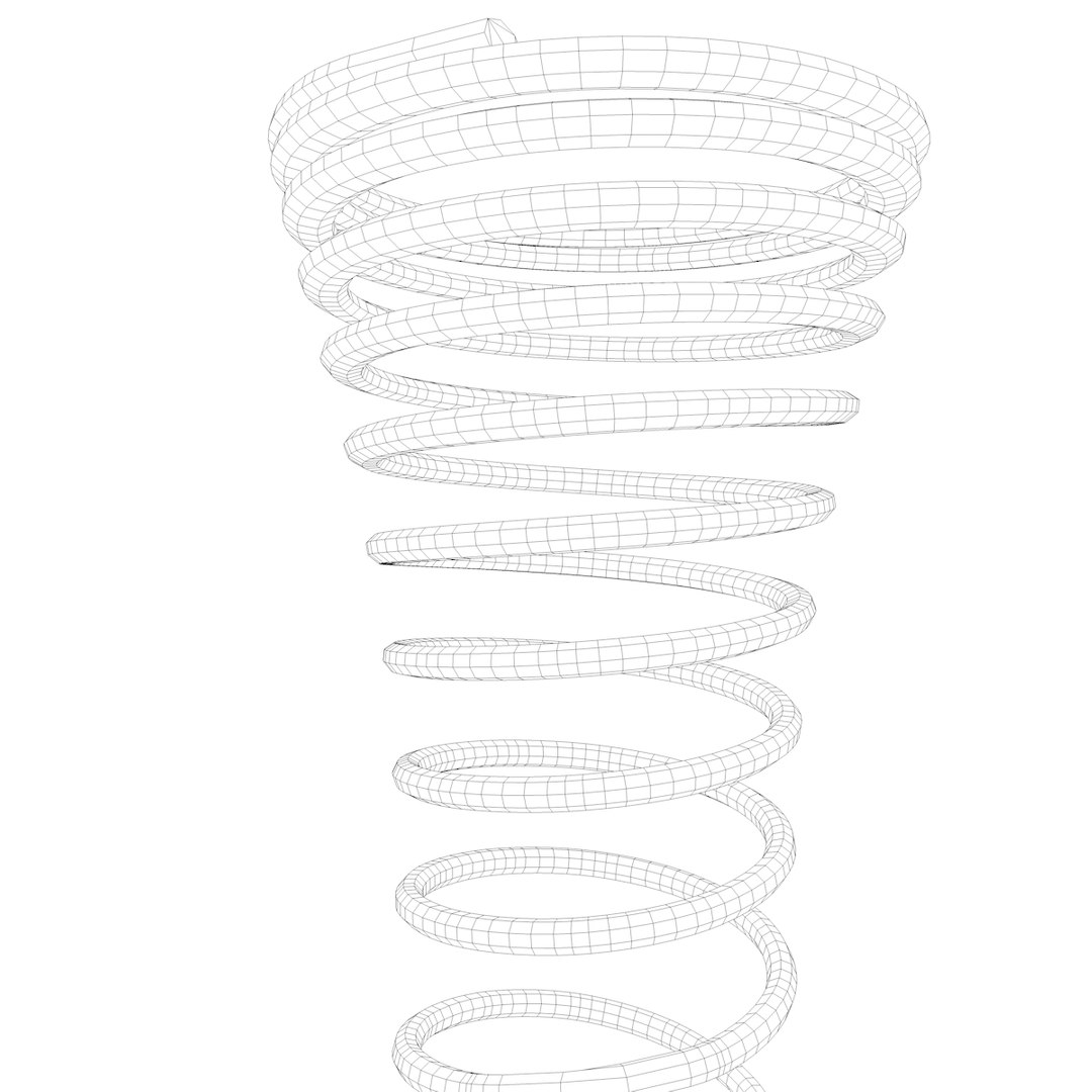 Metal Spiral Spring 3D Model - TurboSquid 1410312