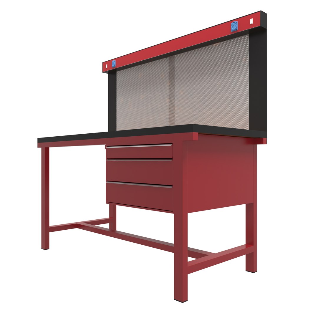 Workshop Workbench Panel 3D Model - TurboSquid 1580052