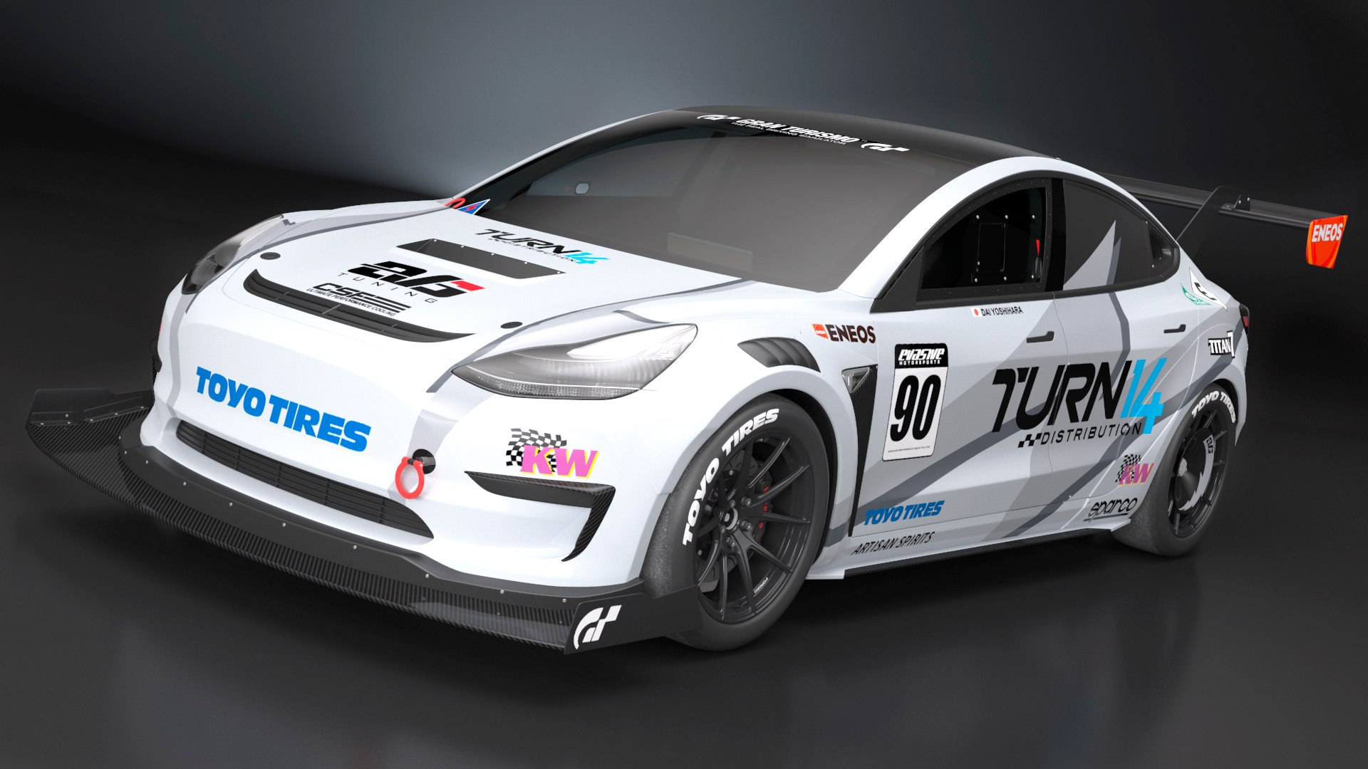 Tesla Model 3 Race Car Simple Interior 3D model - TurboSquid 2157061