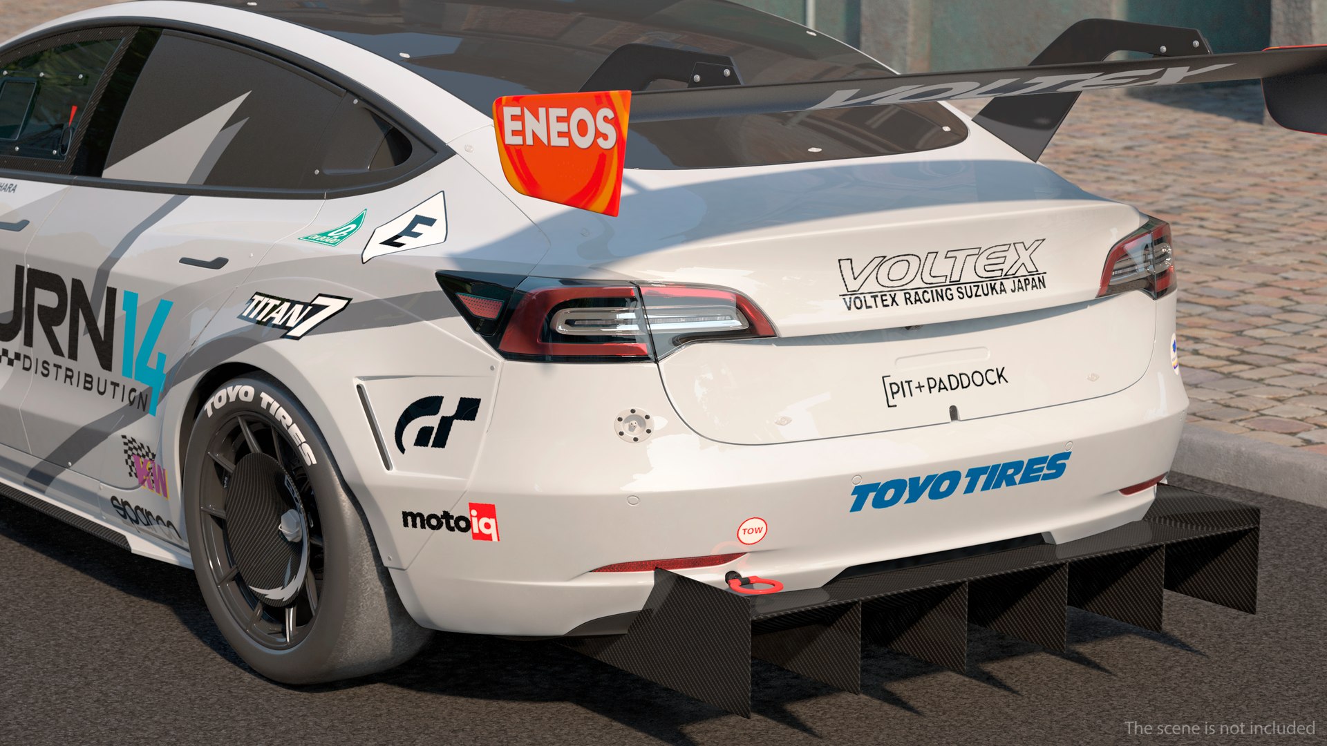 Tesla Model 3 Race Car Simple Interior 3D model - TurboSquid 2157061