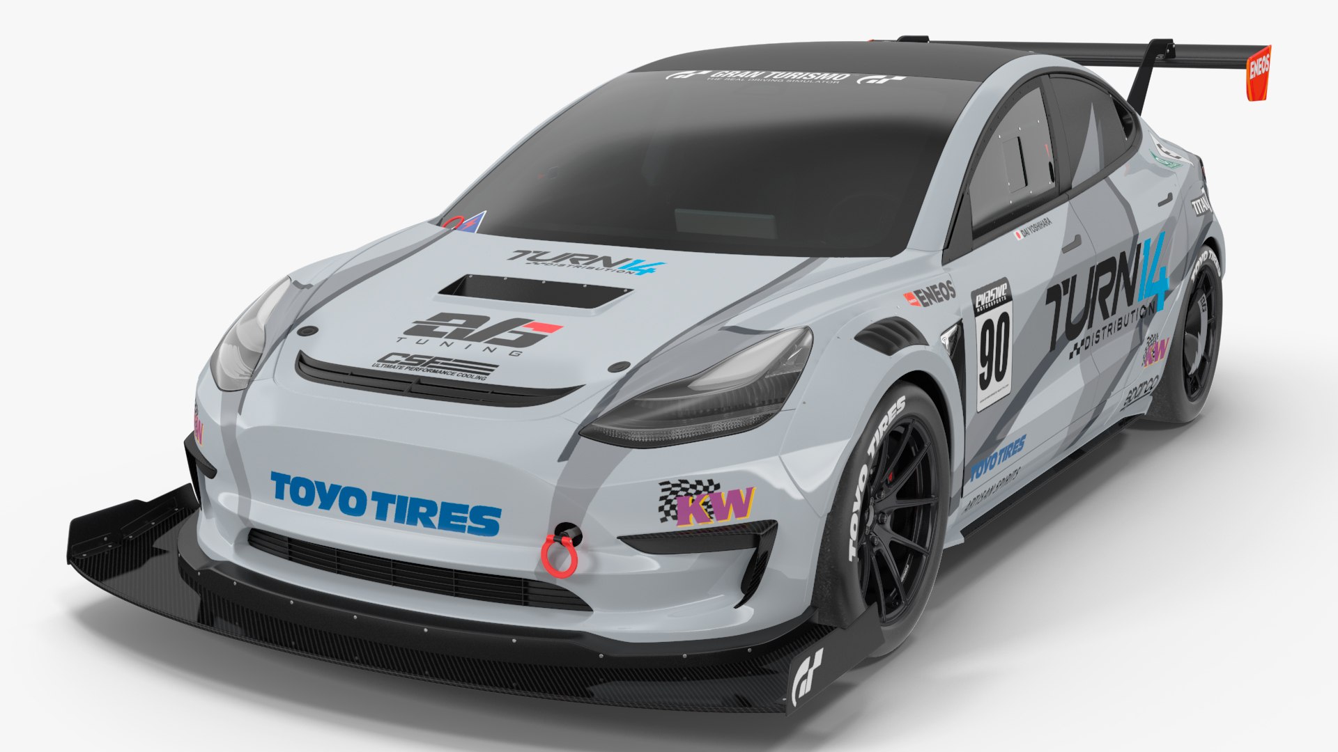 Tesla Model 3 Race Car Simple Interior 3D model - TurboSquid 2157061