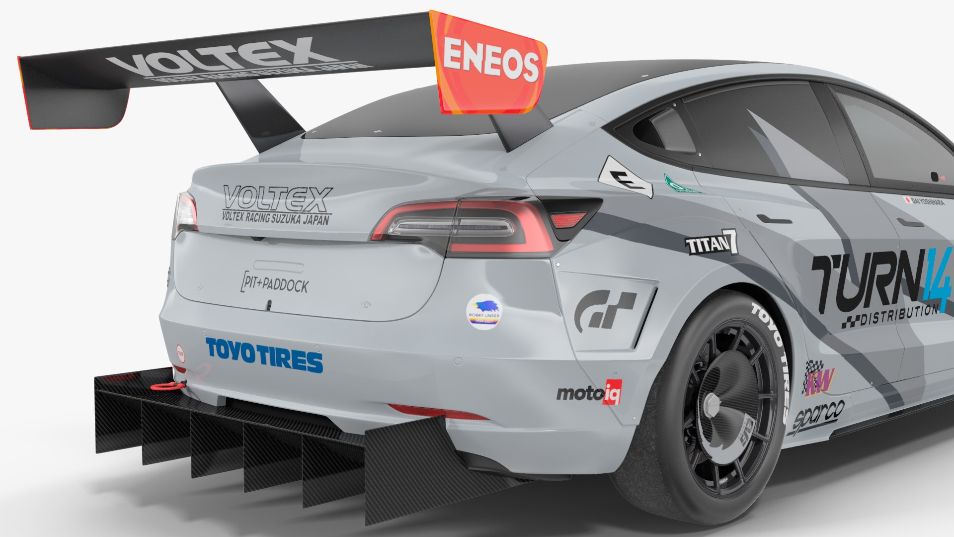 Tesla Model 3 Race Car Simple Interior 3D model - TurboSquid 2157061