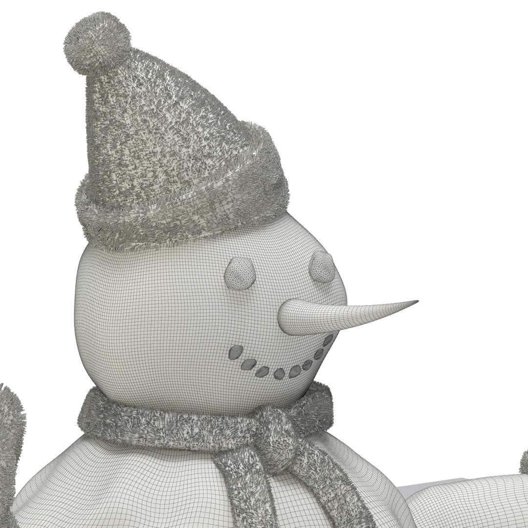 maya snowman snow