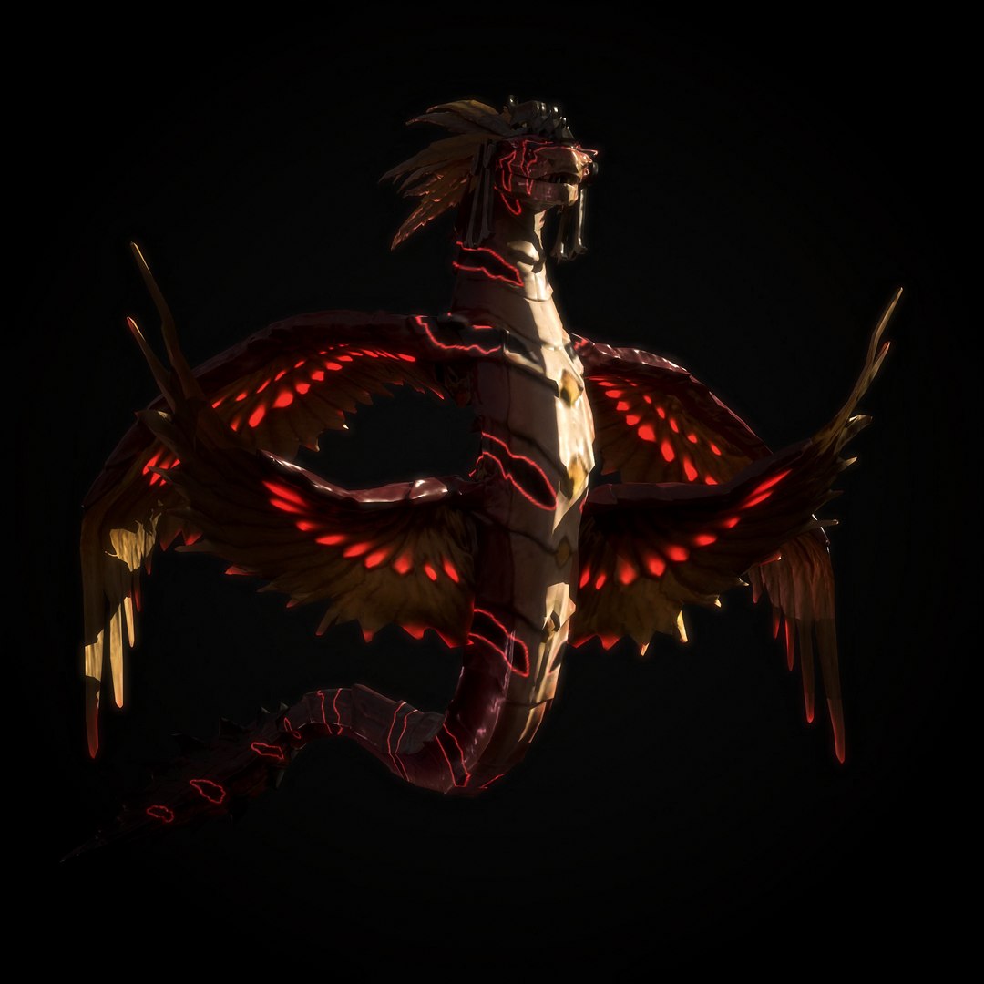 KUKULKAN The Feathered Serpent 3D Model - TurboSquid 1957382