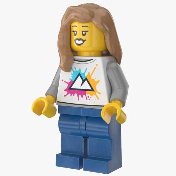 modelo 3d Lego Minifigura Mujer 1 - TurboSquid 2194696