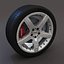 momo gtr rim tire 3d model