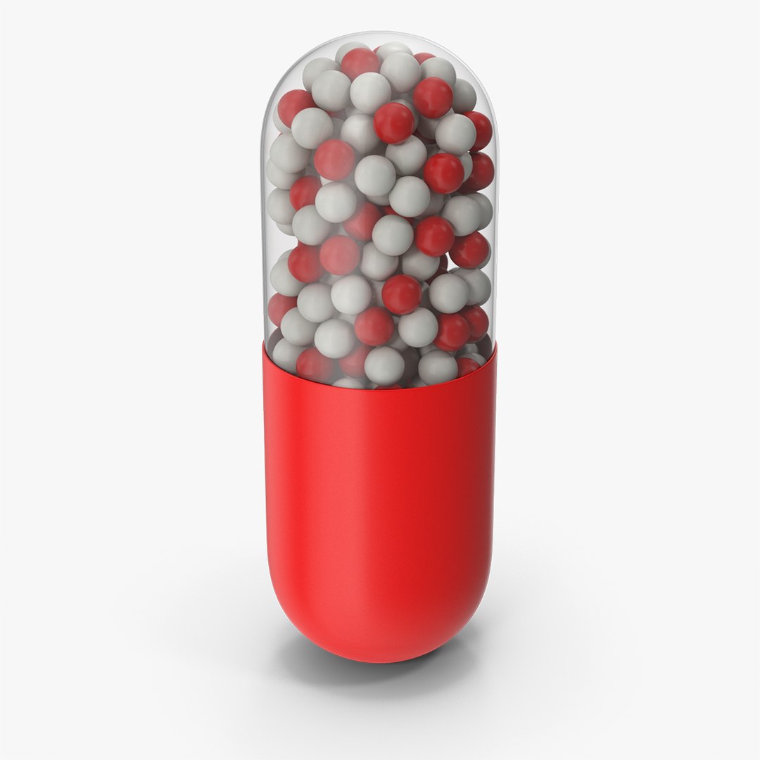 modèle 3D de Gélule rouge - TurboSquid 1940497