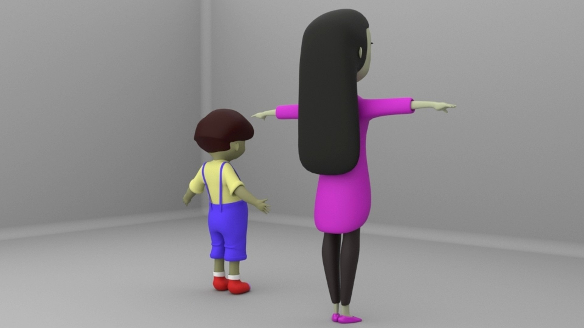 3D toonish kids model - TurboSquid 1640577