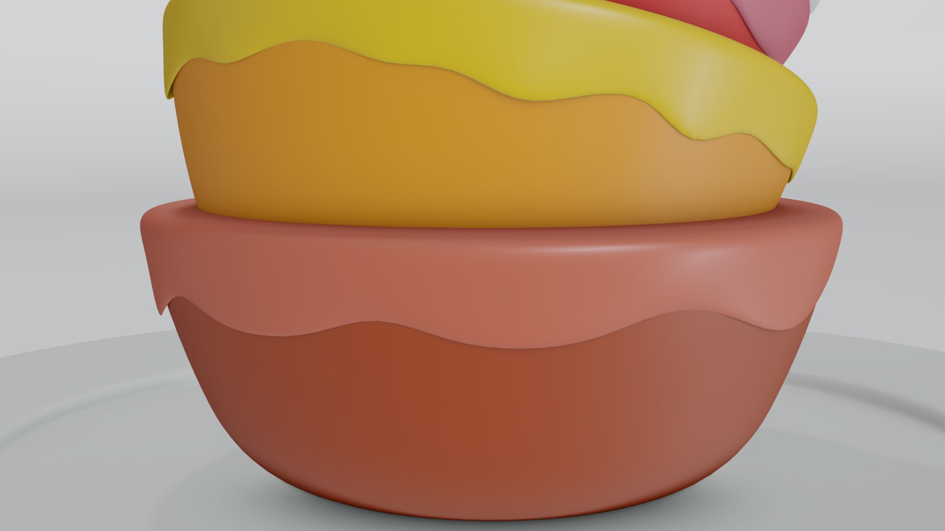 3D Cream Cake - TurboSquid 1945553