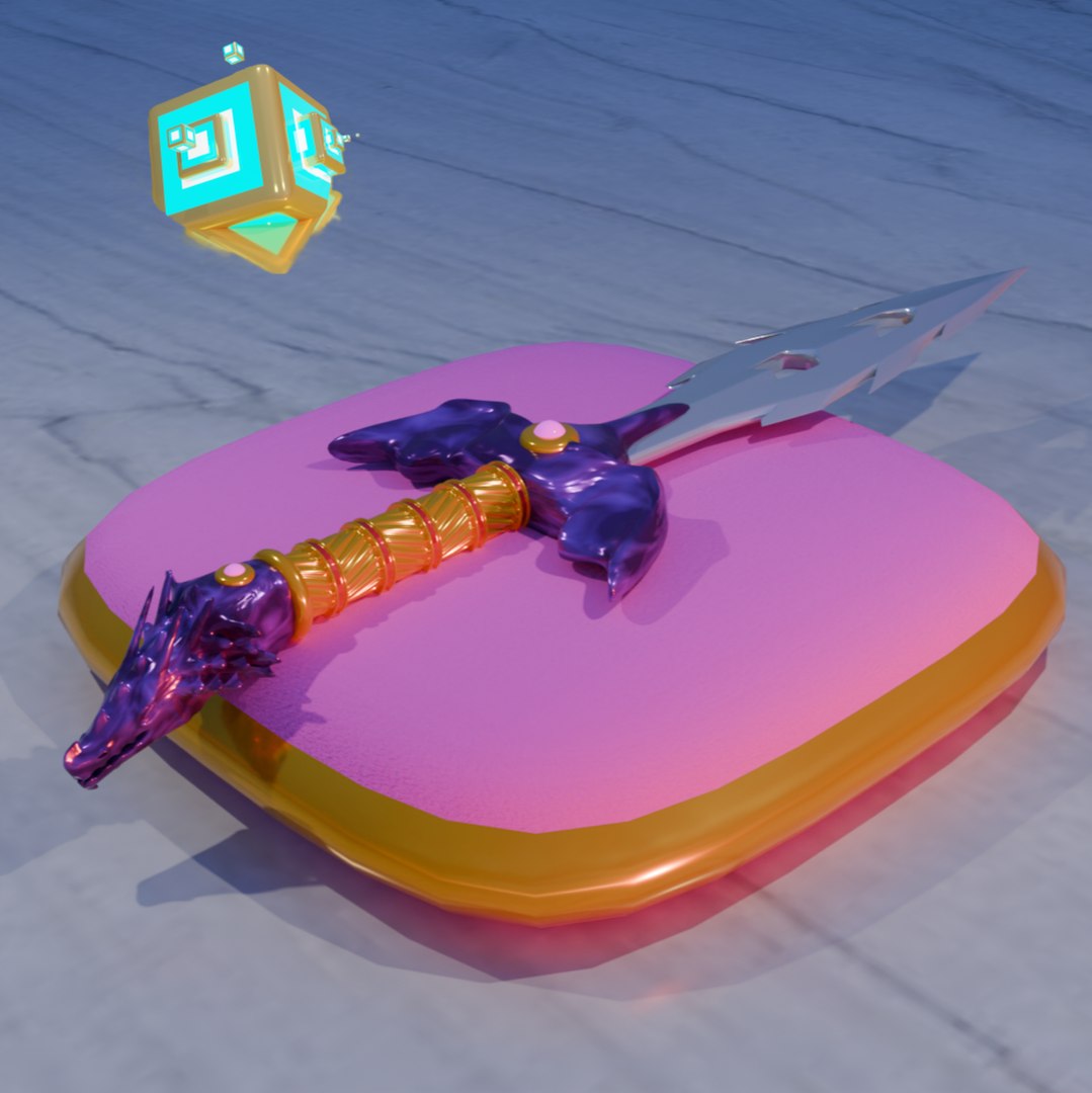 Purple Dragon Dagger 3D - TurboSquid 2275468
