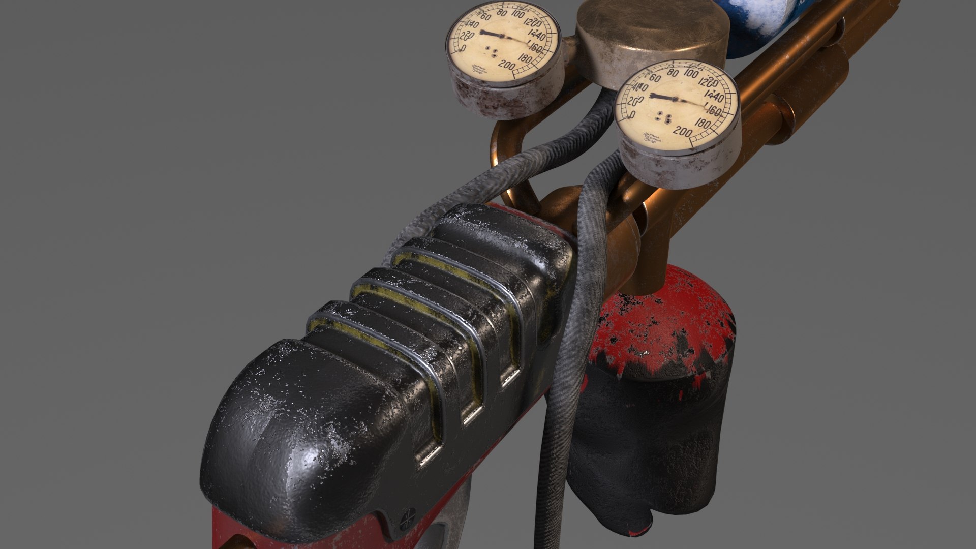 Flamethrower Flame 3D Model - TurboSquid 1203769