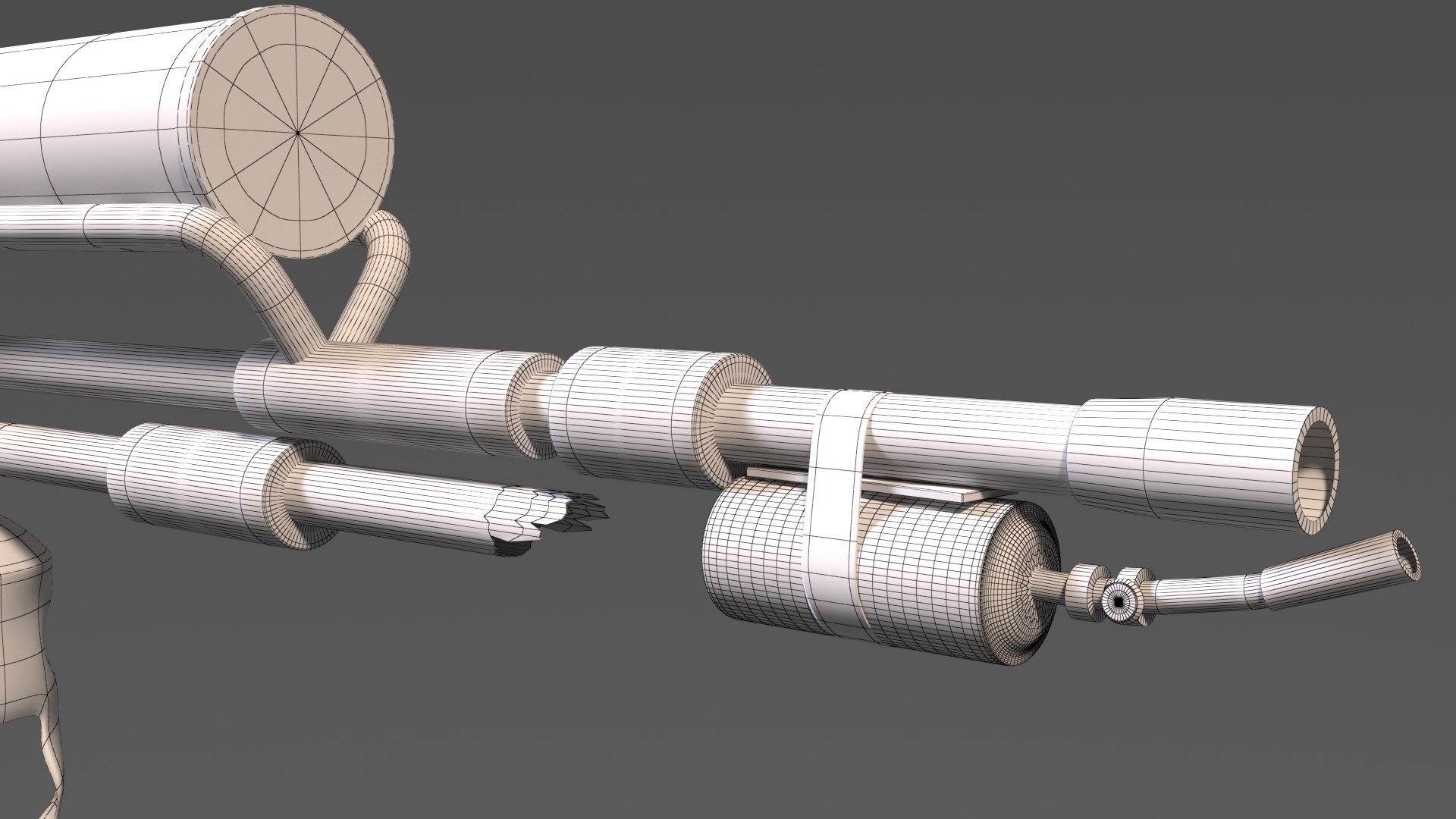 Flamethrower Flame 3D Model - TurboSquid 1203769