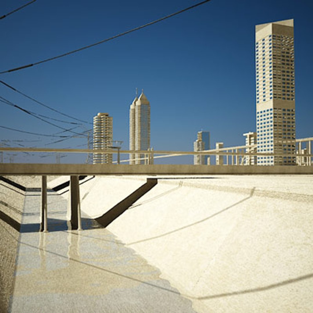 3d flood control channel