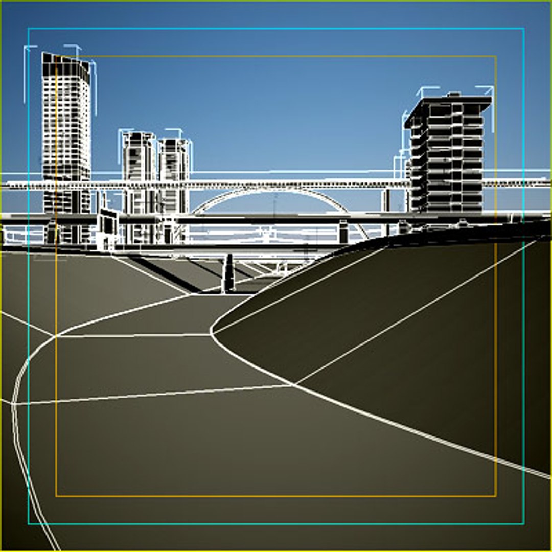 3d flood control channel