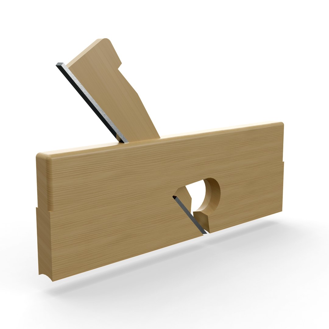 Wood Hand Plane 3D Model - TurboSquid 1406519