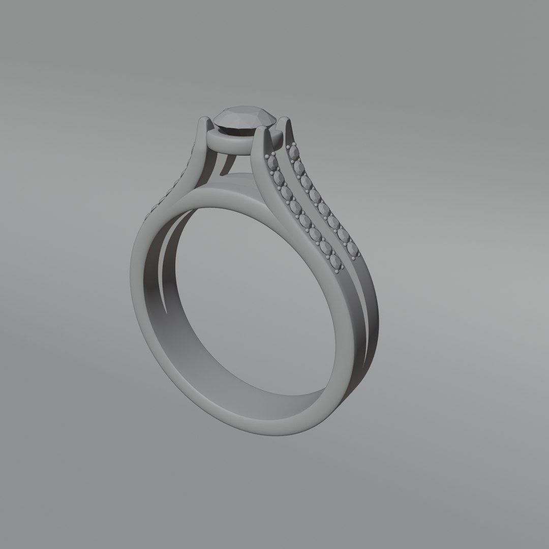 Diamond Ring 3D Model - TurboSquid 2234974