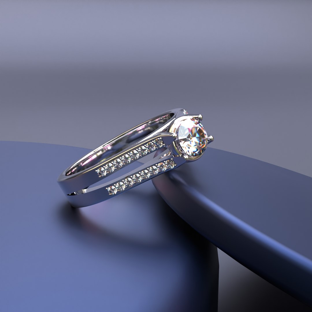 Diamond Ring 3D Model - TurboSquid 2234974