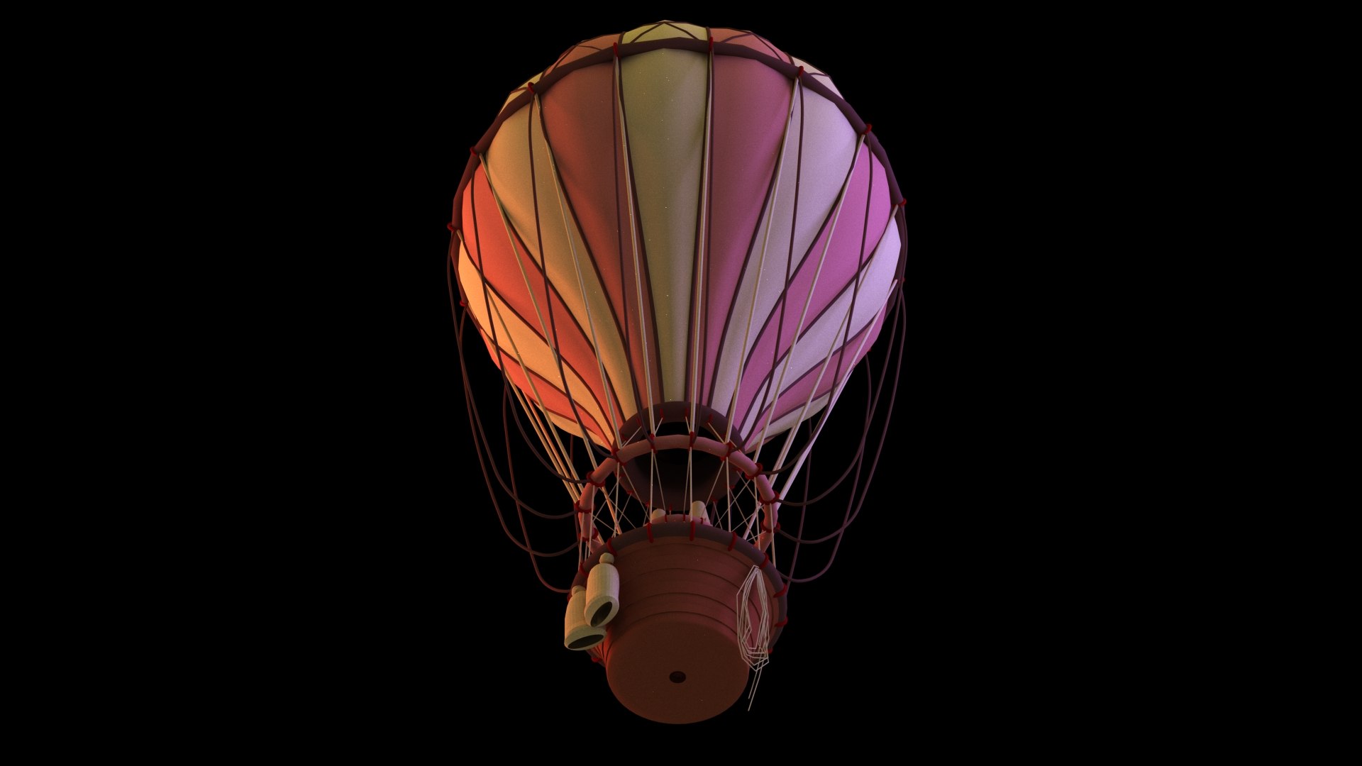 Hot Air Balloon 3D Model - TurboSquid 1820111
