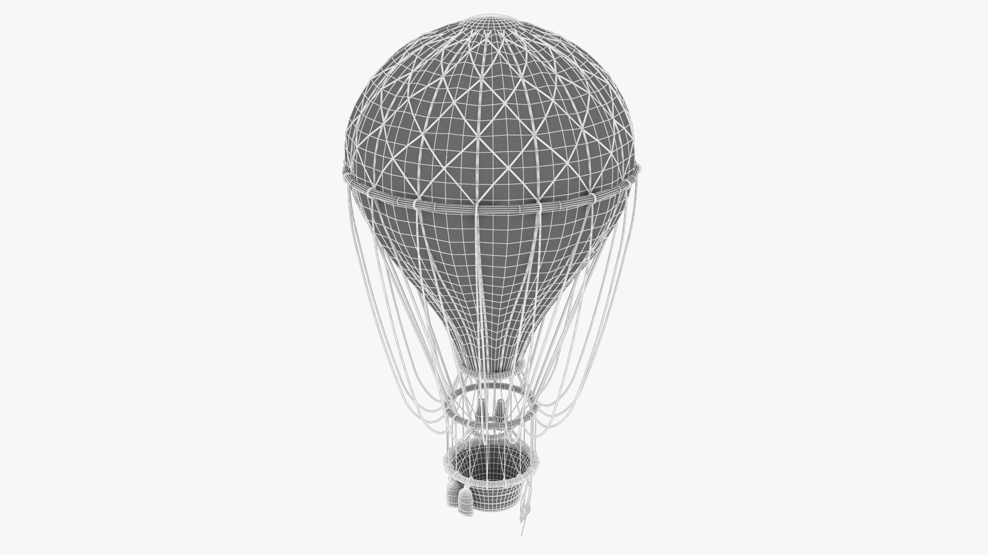 Hot Air Balloon 3D Model - TurboSquid 1820111