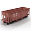3d Model Hopper Car Generic